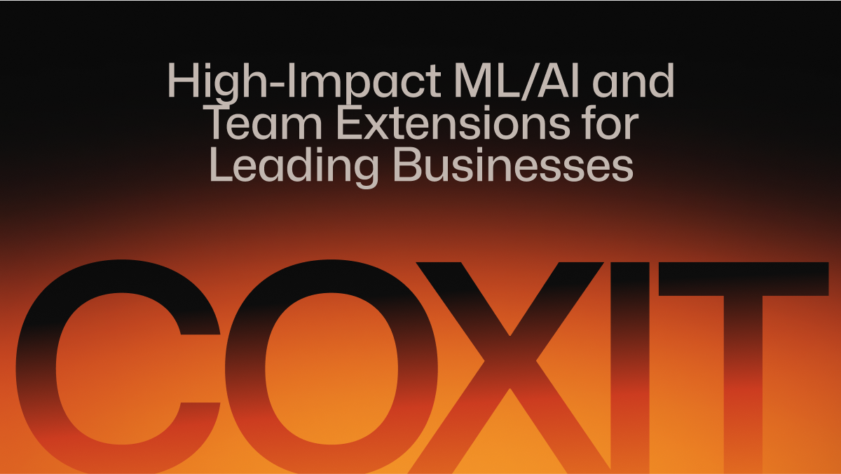 COXIT | AI and Machine Learning Development. Full Time Engineers.